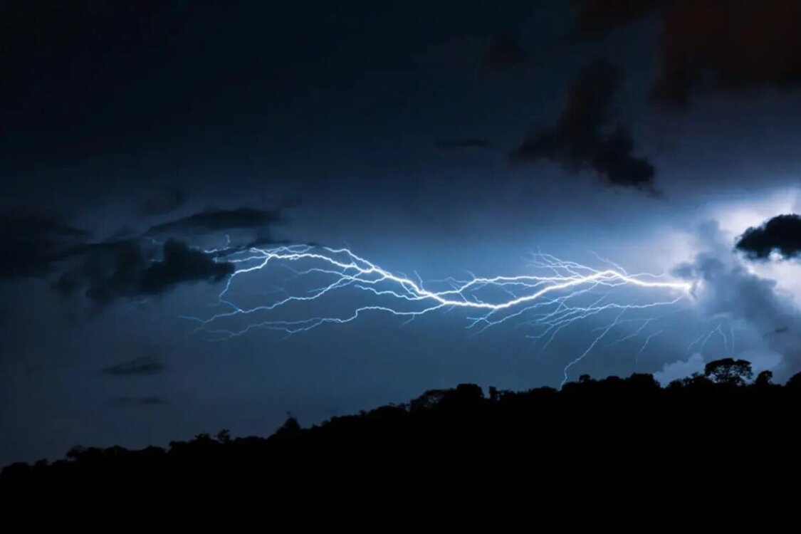 Raios atingem com frequência Cantagalo, Itaocara, Itaperuna e São Fidélis